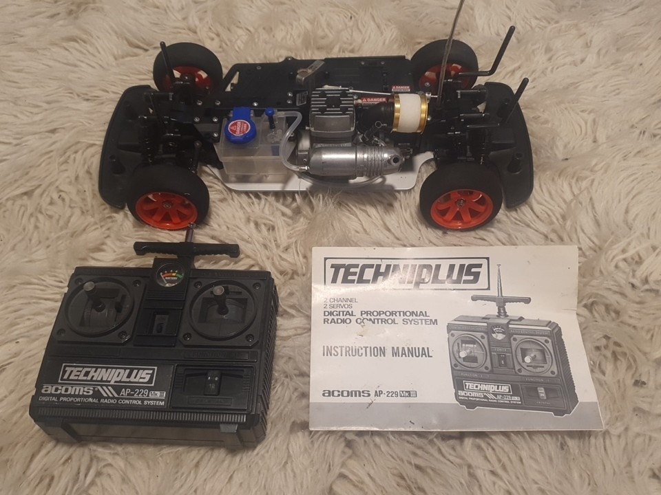 WORKING Tamiya TG10-Mk.1 Nitro Racer (FS-12 Engine) & ACOMS AP229 MkIII ...