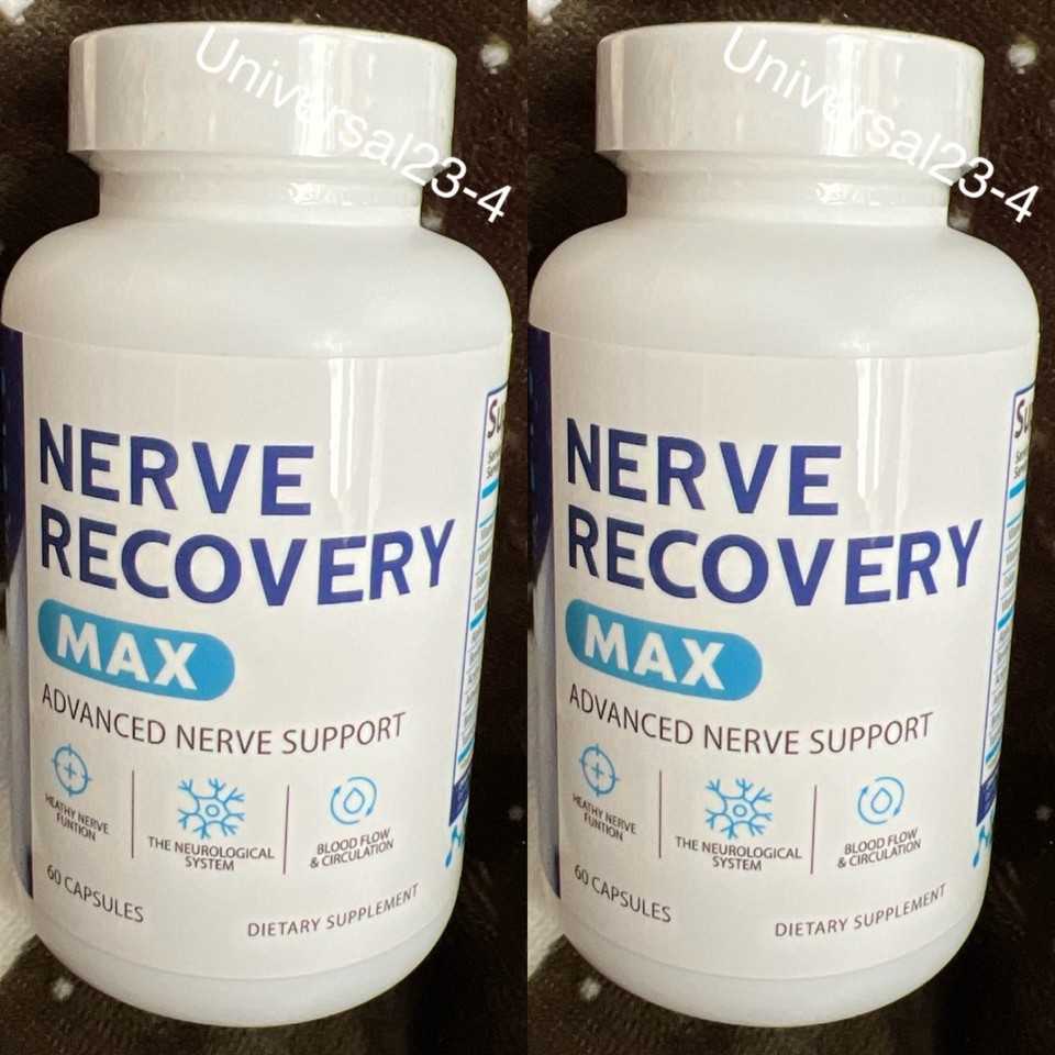 Nerve Recovery Max Advanced Nerve Support 120 Capsules Exp 2027 New ...