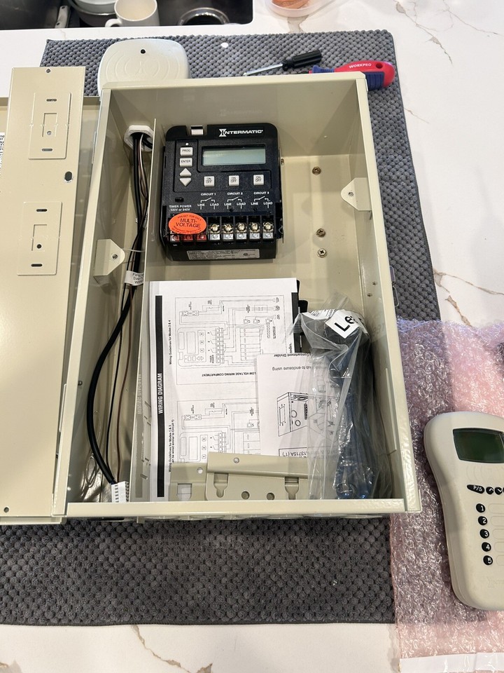 Intermatic pe25300rc pool control panel with remote control option | eBay