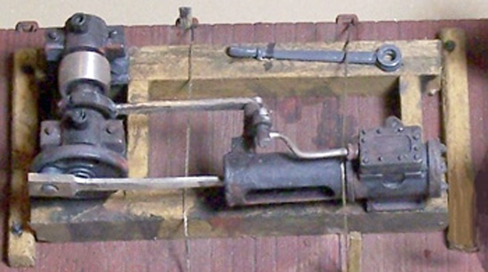 SINGLE CYLINDER STEAM ENGINE O On30 Model Railroad Unpainted Pewter KIT ...