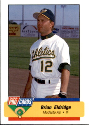 1994 Modesto A's Fleer/ProCards #3068 Brian Eldridge Inglewod California CA Card | eBay