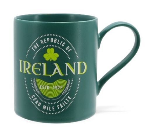 Allied Ireland Dark Green Shamrock Label Mug St Patricks Day Gift Irish ...