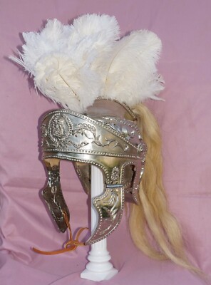 Life size Roman Officer Helmet Armor White Plume Legate Tribune Prefect ...