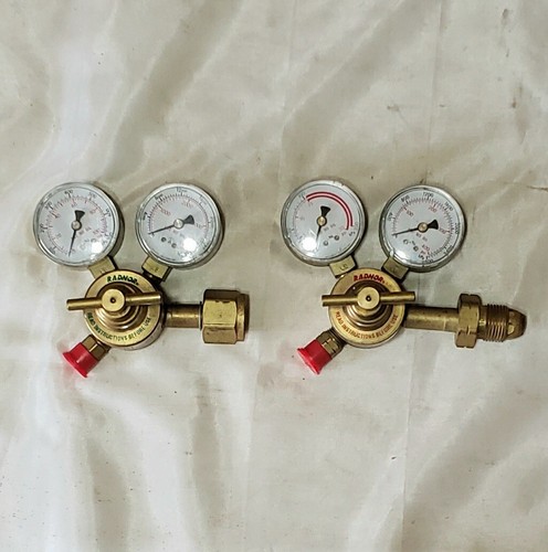 Victor Radnor Regulator Set 150-60 Oxygen 150-15 Acetylene Welding ...