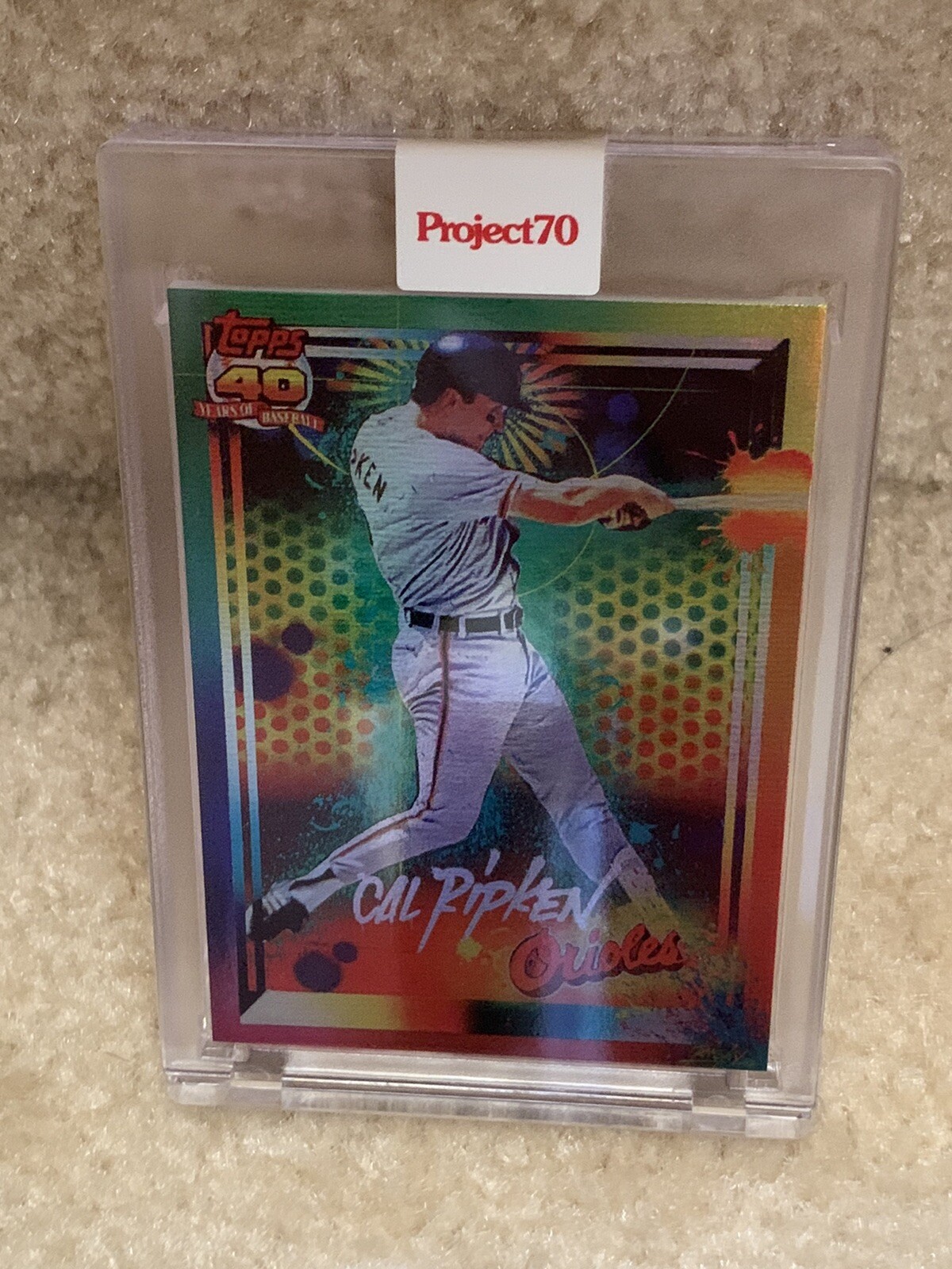 Topps Project 70 Card 175 - 1991 Cal Ripken Jr. by RISK FOIL 14/70 | eBay