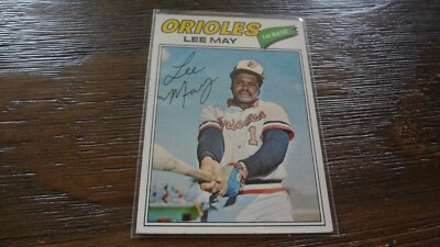 1977 TOPPS # 380 LEE MAY BASEBALL CARD | eBay