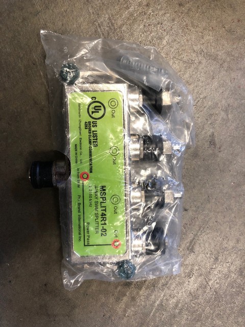 DIRECTV 4-way 1x4 Zinwell Swim Splitter SWM Multi Switch HD Wide Band ...