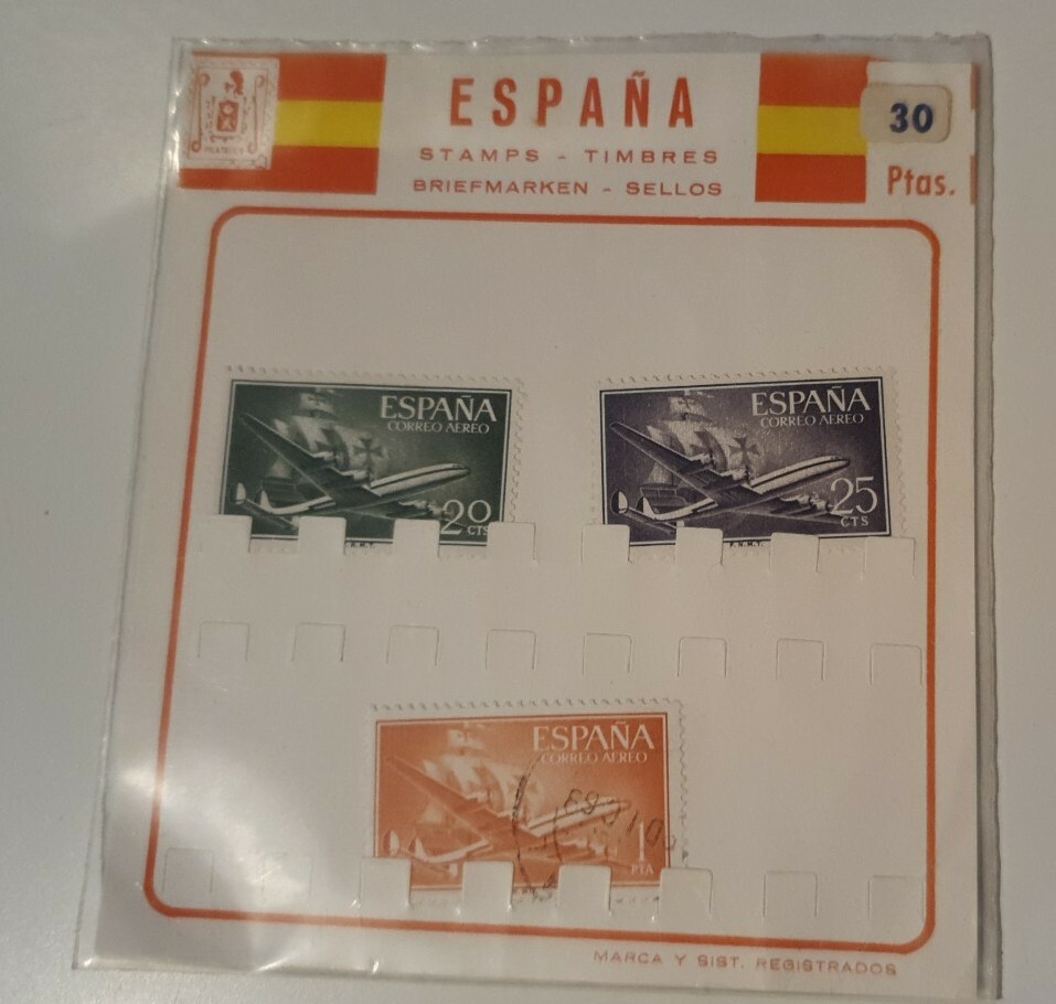 Spanish Stamps Correo Aereo 3 Stamps In Packaging | eBay