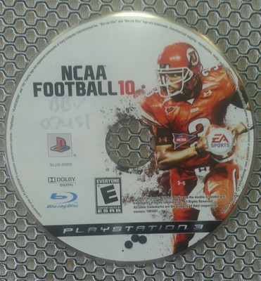 NCAA Football 10 ( Playstation 3, 2009) Game Disc Only 14633190168| eBay