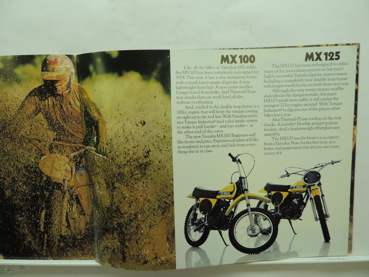 1974 MX Brochure MX175 GTMX MX360 MX100 MX125 SC500A MX360A MX175A ...