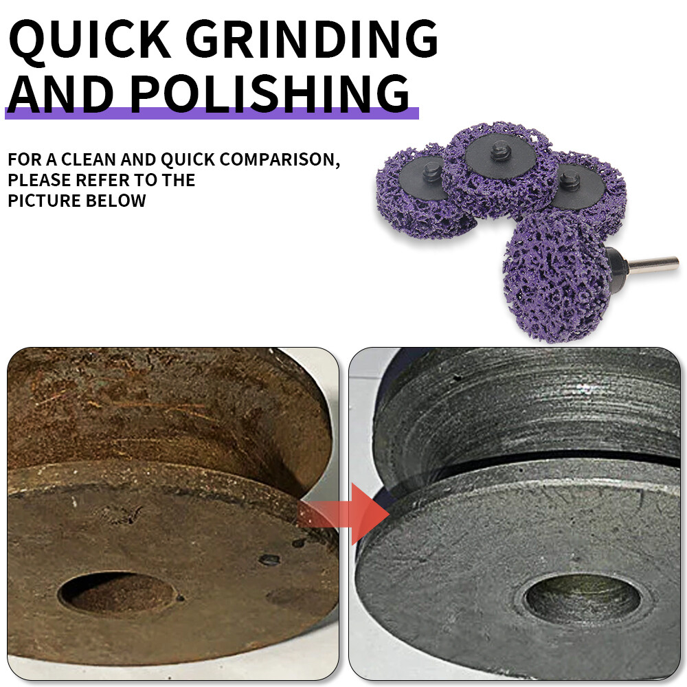 2" Strip Discs Stripping Wheel 20Pc Durable Poly Paint Removal Disc for ...