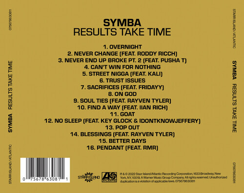 Results Take Time by Symba (CD, 2022) for sale online | eBay
