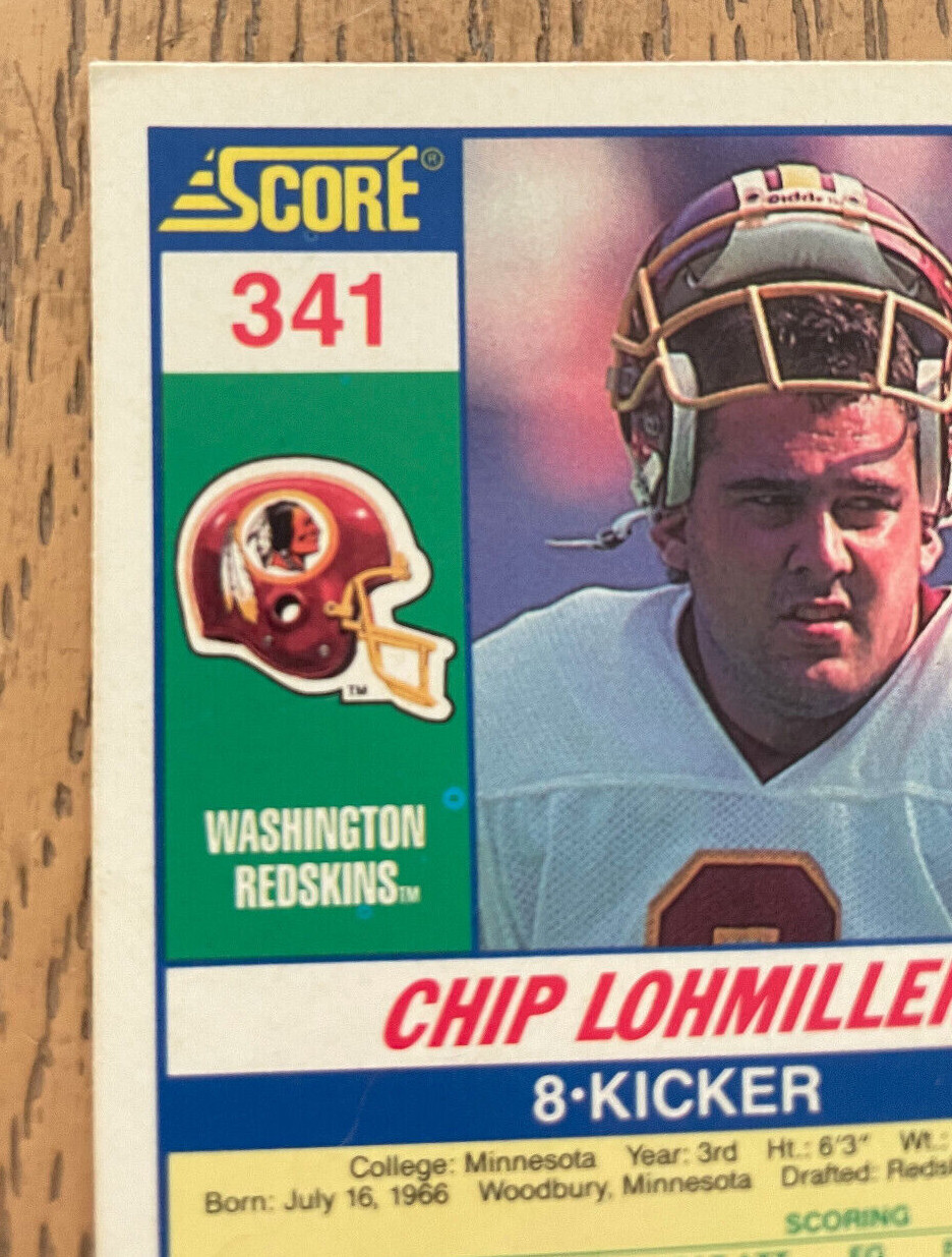 1990 Score - #341 Chip Lohmiller for sale online | eBay