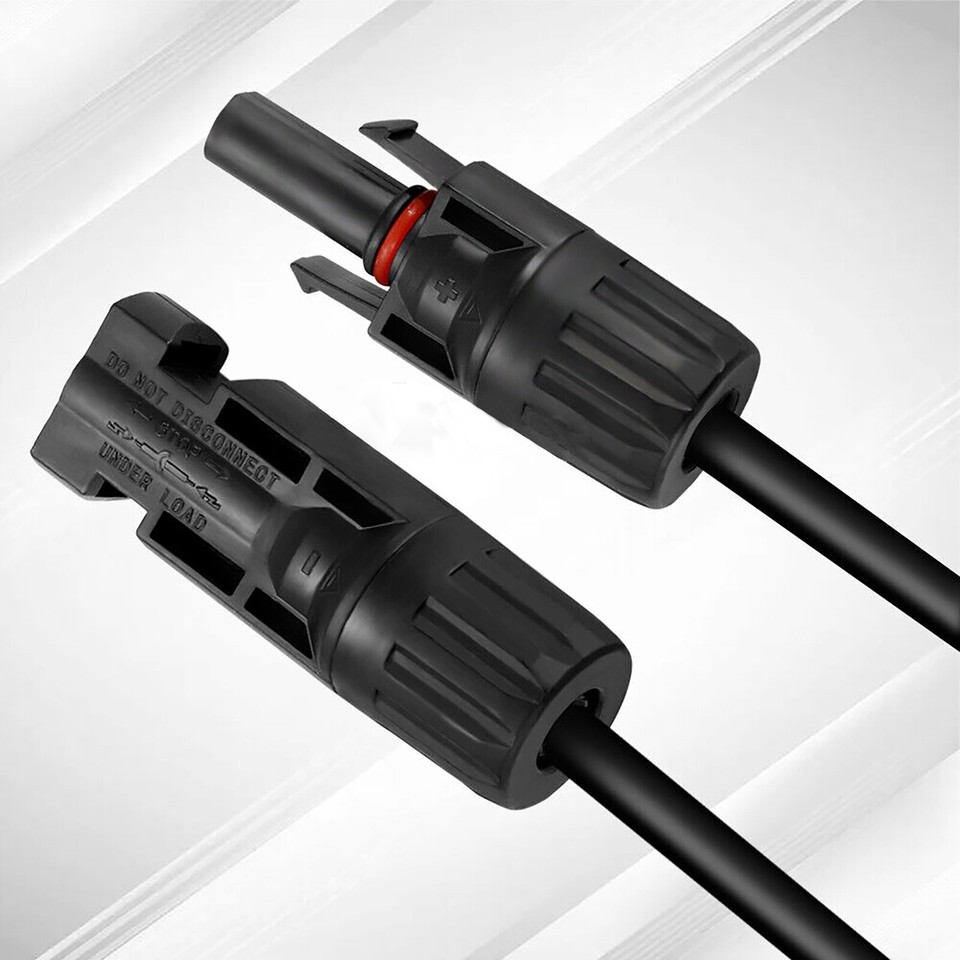 20Pcs Male Female Solar Cable Connectors Waterproof Solar Panel Wire ...