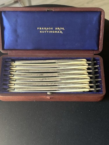 Rare 7-Day Straight Razor Set | Pearson Bros. Nottingham | Sheffield ...