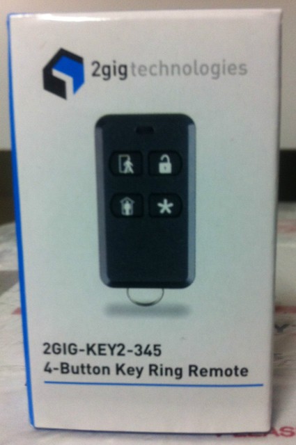 2gig 2gig-key2-345 4 Button Wireless Remote Key Fob for sale online | eBay