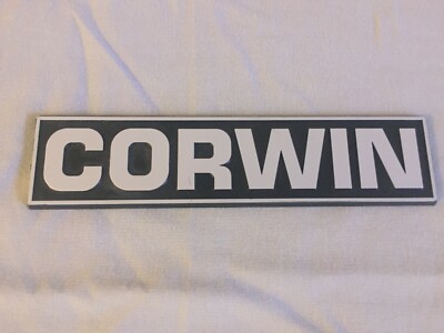 Plastic Corwin Car Dealership Emblem | eBay