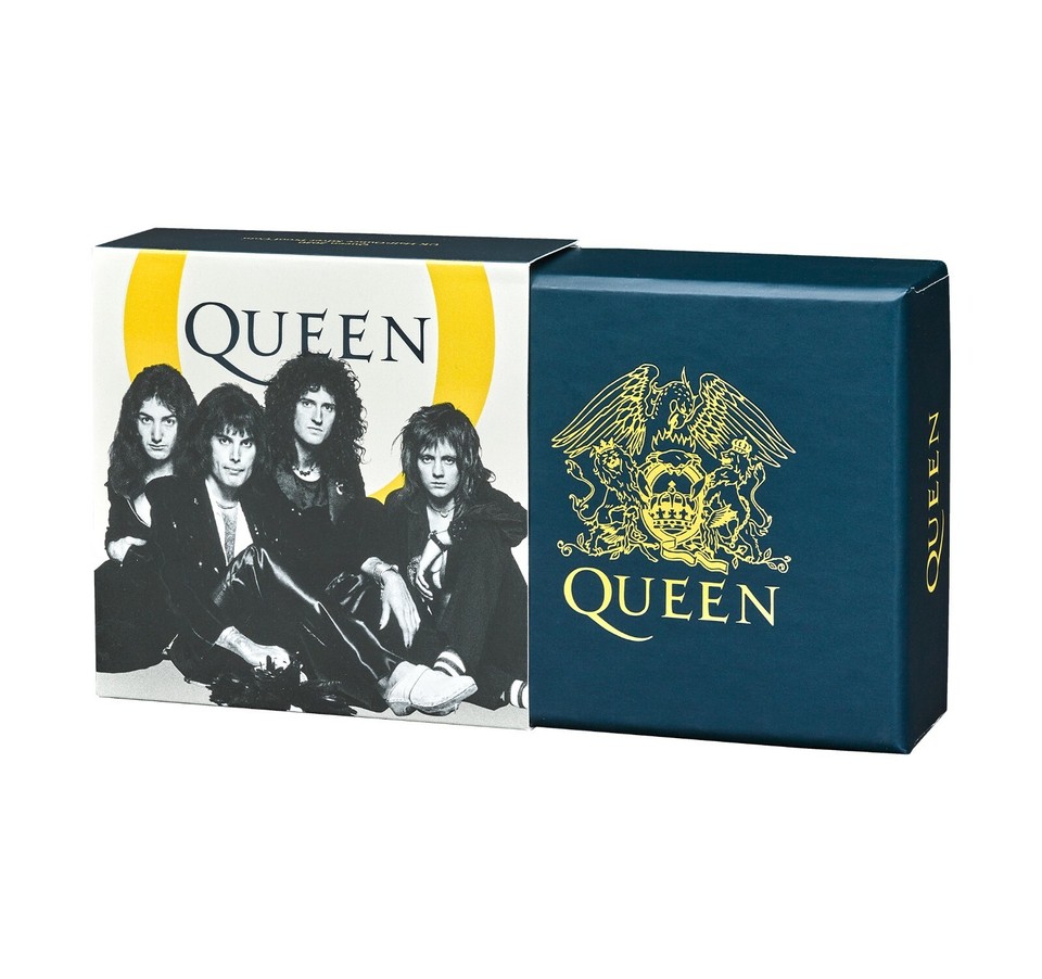 Great Britain 2020 £10 Music Legends QUEEN Silver Proof 5 oz Coin Royal ...