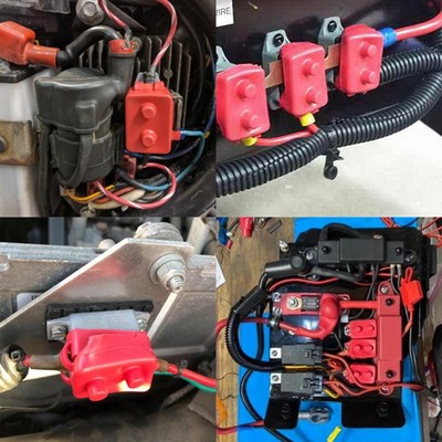 Dual Battery Fuse Circuit Breaker Protector 40A Auto Reset for Enhanced ...