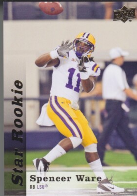 2013 Upper Deck RC Star Rookie #89 Spencer Ware LSU Tigers | eBay