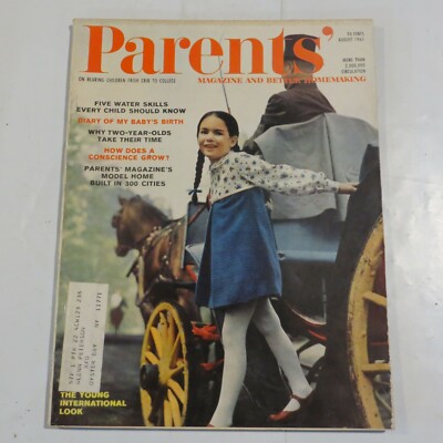 Vintage Parents Magazine August 1965 Water Skills Child should know PB ...