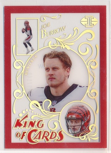 2021 Panini Illusions - King of Cards Joe Burrow #KC-7 Red /149 for ...