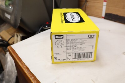 Hubbell 5362i Finder Groove face Receptacle Box of 10 | eBay