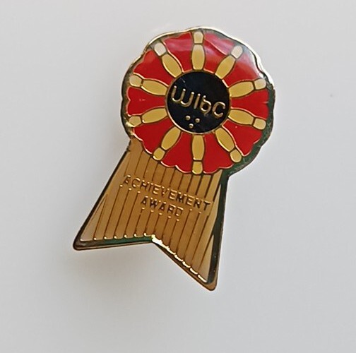 WIBC Women's International Bowling Congress Achievement Award Metal Pin ...