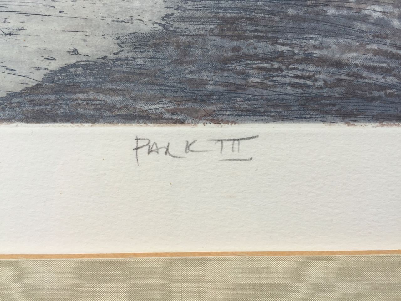 Large PETER EASTHAM “Park III” Contemporary Color Aquatint Etching ...