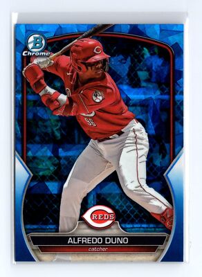2023 Bowman Draft Sapphire Edition Alfredo Duno #BDC-99 Cincinnati Reds ...