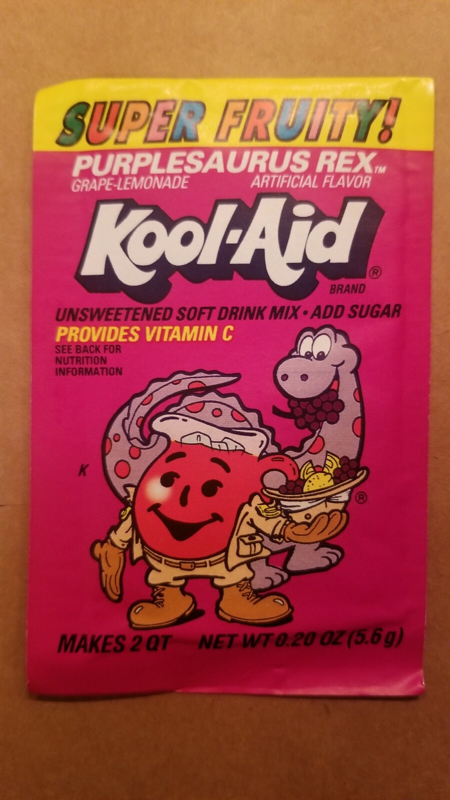 Vintage Purplesaurus Rex Kool-Aid Packet | eBay
