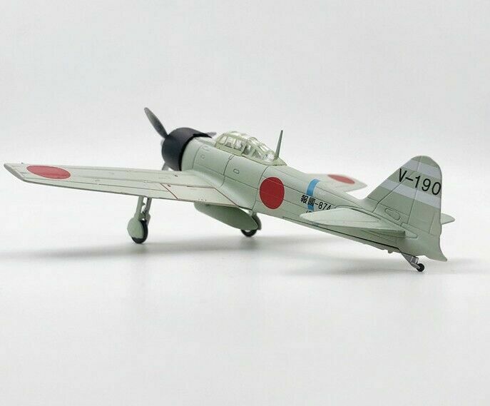 1：72 WWII Japanese A6M3 Zero Fighter 1942 1：72 Diecast Aircraft Model ...