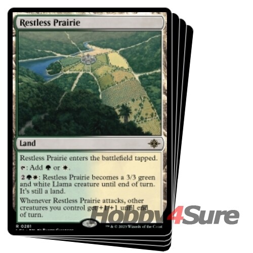 Restless Prairie X4 M/NM Magic: The Gathering MTG The Lost Caverns Of ...