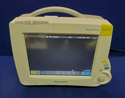 Philips Intellivue M8002A MP30 Patient Monitor Touch Screen w/ battery ...