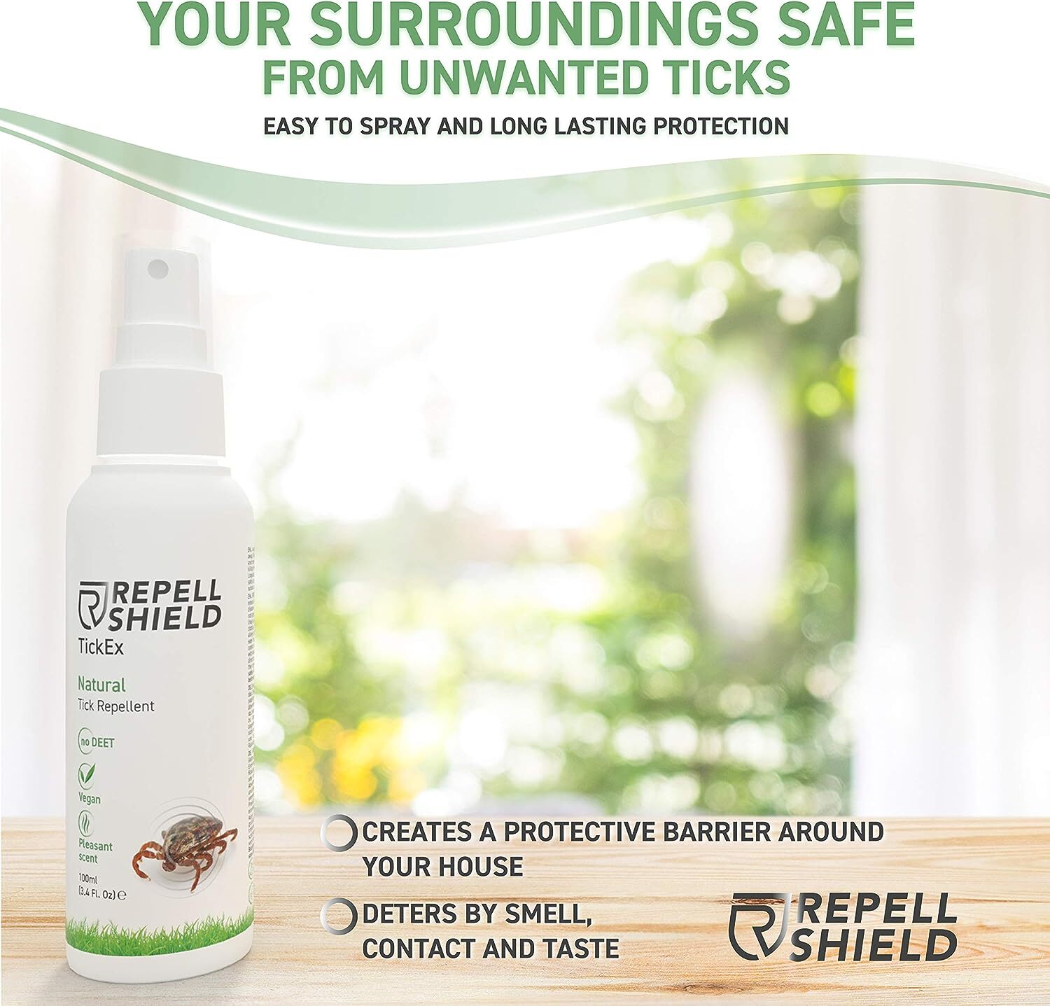 REPELL SHIELD Tick Repellent for Humans - Anti Tick Spray for Humans ...