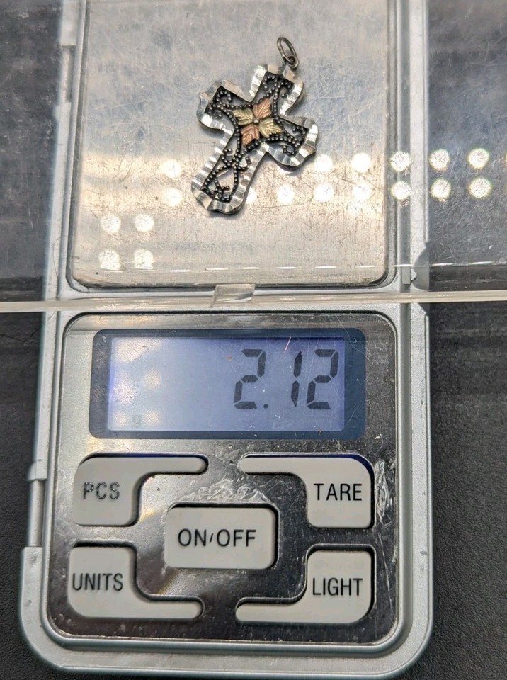 Coleman C Co Black Hills Gold Sterling Silver 12k Leaves Tri Color ...