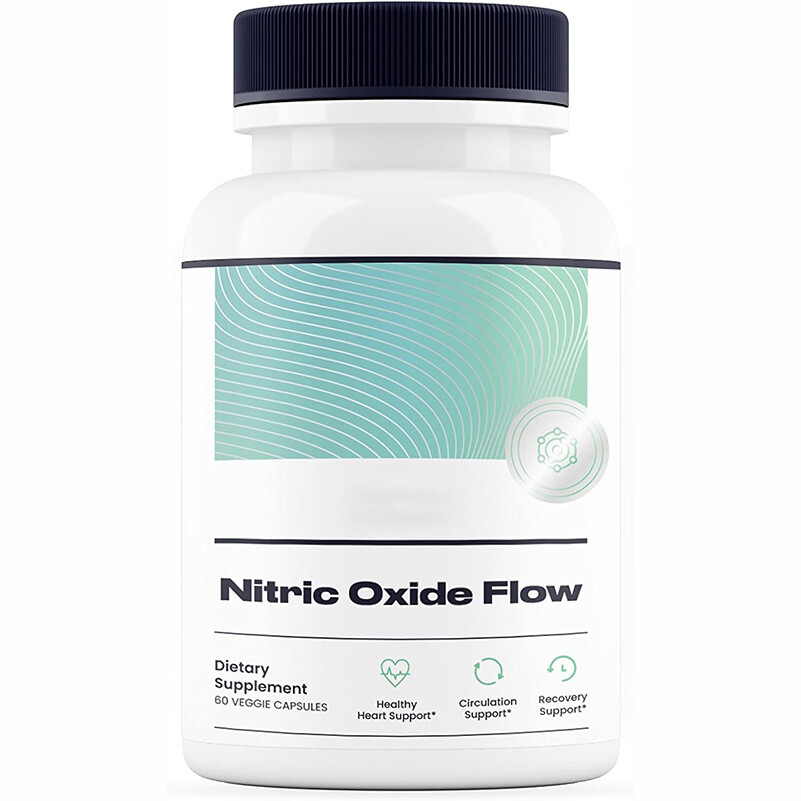 NITRIC OXIDE FLOW Nature Pure Blend L-Arginine Heart Circulation Blood ...
