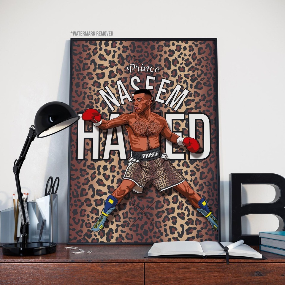 Boxing Poster | Choose 20+ Boxers: Tyson, Ali, Fury, Canelo, Pacquiao ...