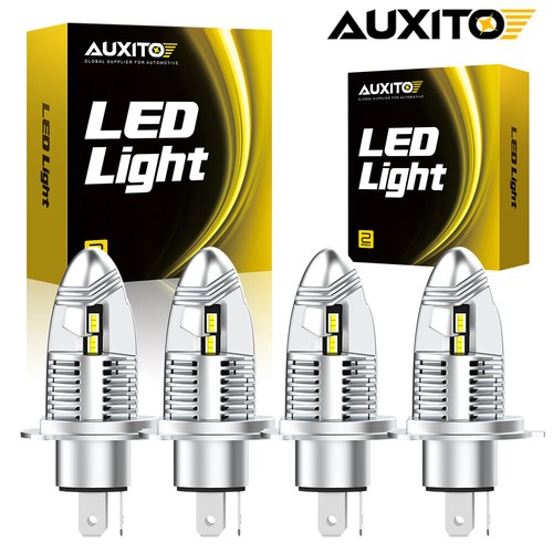 4x9003 HB2 H4 LED Headlight Bulbs Kit 240W 40000LM Hi/Lo Beam Super ...