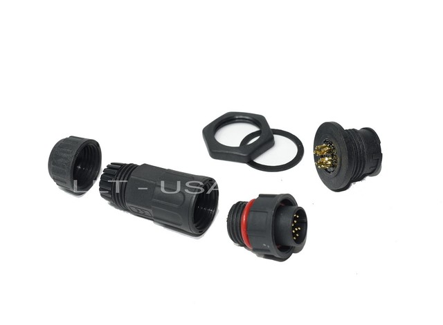 Waterproof Connector Llt-usa M29 Ip68 36 Pin Panel Mount Male and ...