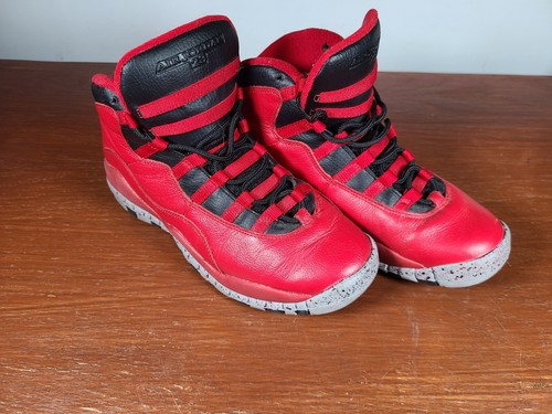 Jordan 10 Bulls Over Broadway GS Size 6Y / Women Size 7.5 (705179-601 ...