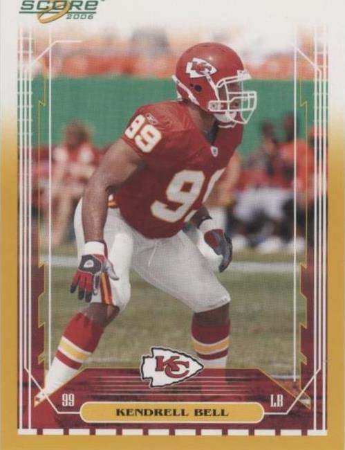 2006 Score - Kendrell Bell #137 Gold /600 for sale online | eBay