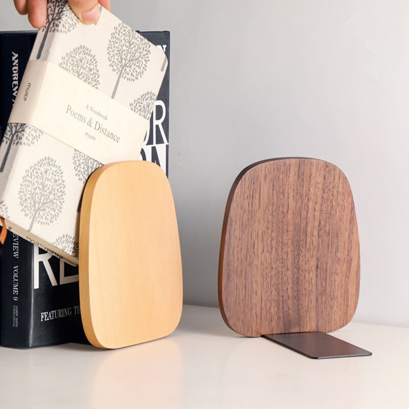 Desk Magazine Holder Standing Bookend Book Stopper for Shelves | eBay