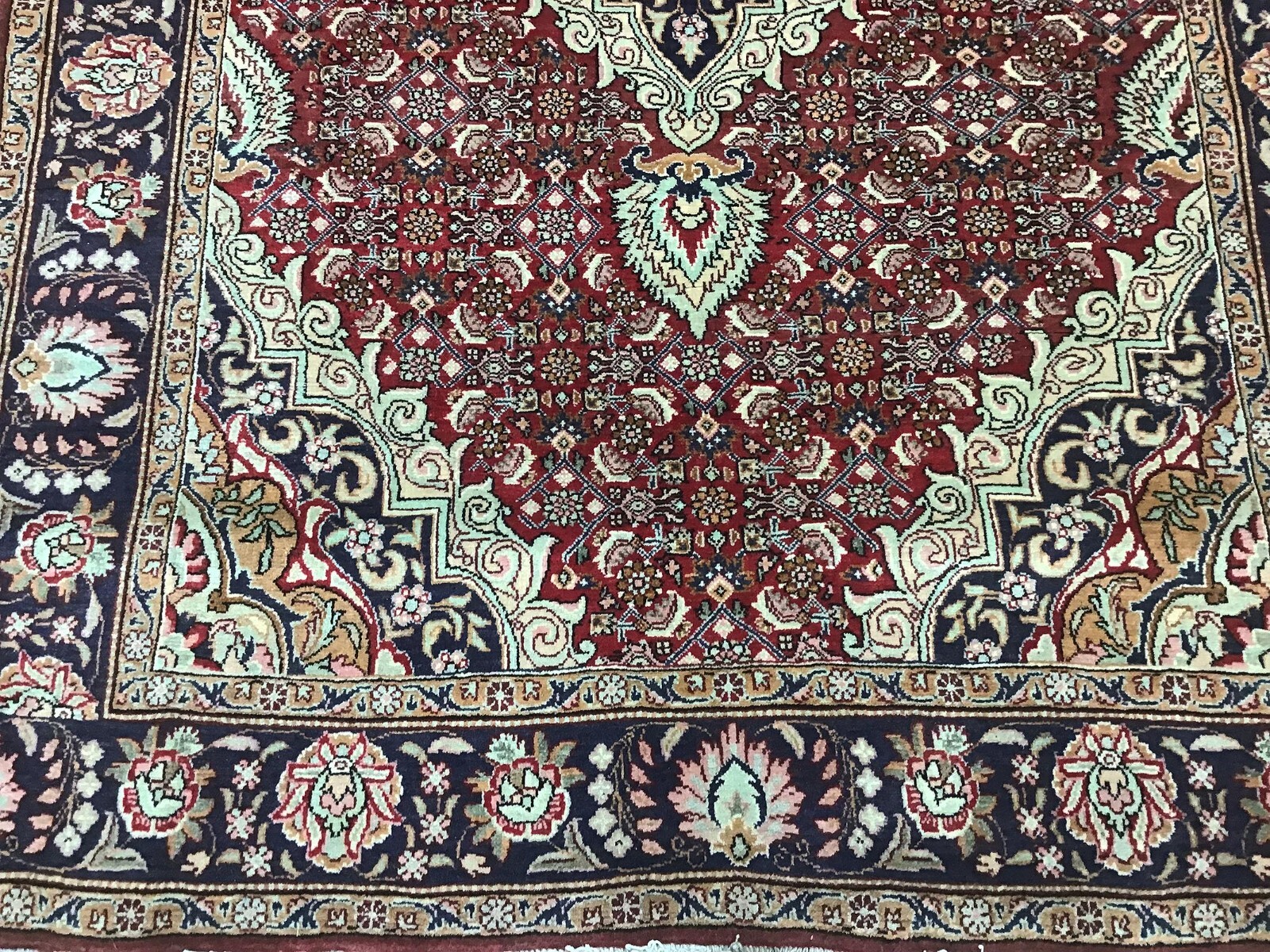 Wool Vintage Exquisite Hand-knotted Rug 4’9" X 7'2" (Bigar) | eBay