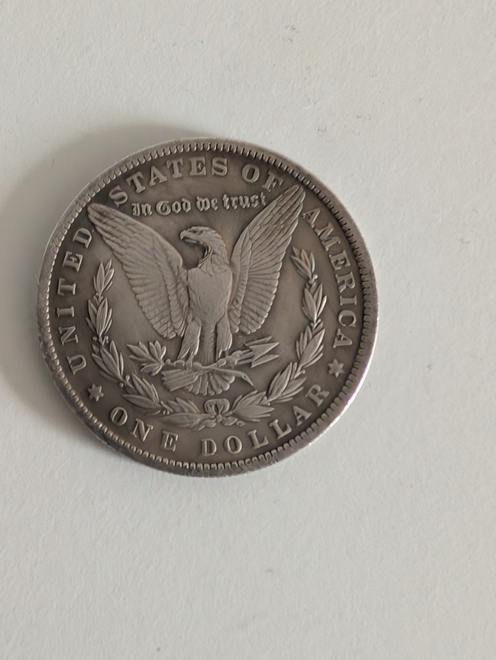 Demon Middle Finger Occult Skeleton Coin Dollar Token Devil Witchcraft ...