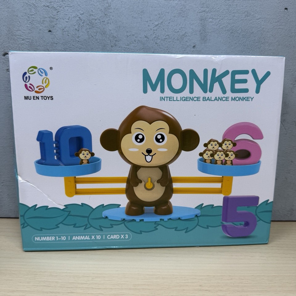 Monkey Intelligence Balance Counting Toy Math Games STEM Preschool | eBay