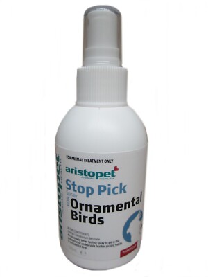 Aristopet Stop Pick Spray 250ml bird cage aviary canary budgie ANC-883 ...