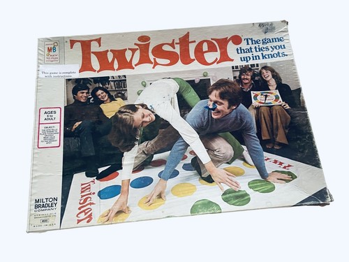 Vintage 1974 TWISTER Board Game by Milton Bradley Party Sleepover ...
