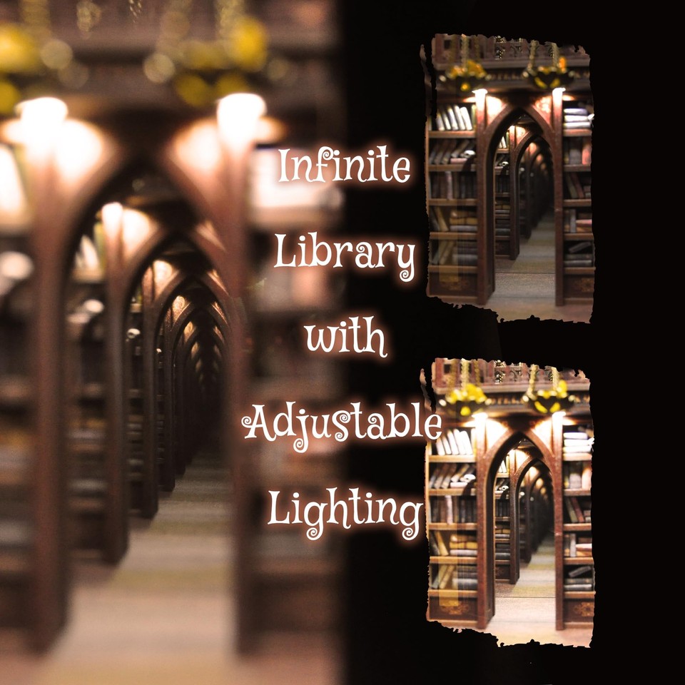 DIY Book Nook Kit for Adults, Infinite Magicspell Library Booknook | eBay