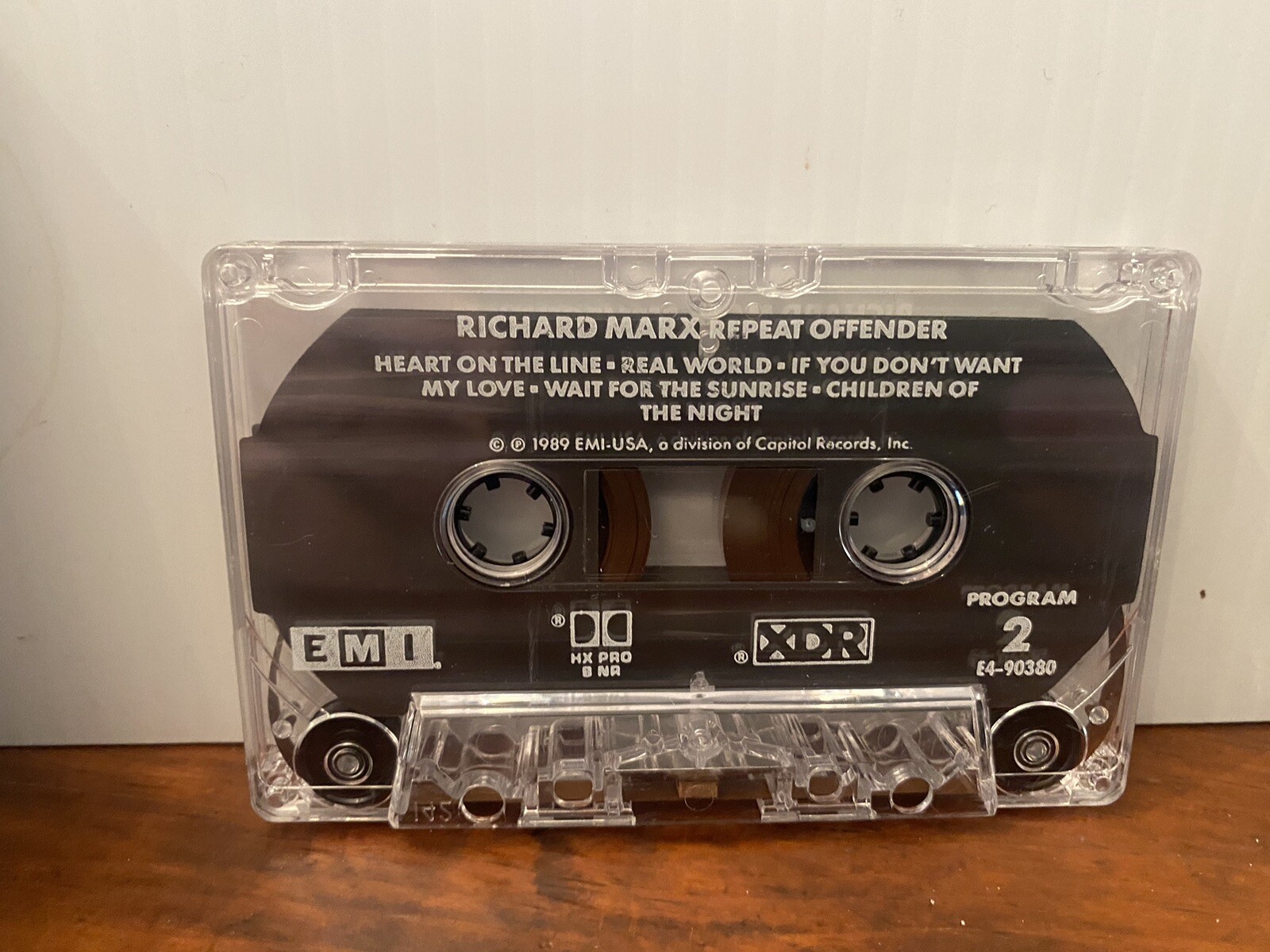 Richard Marx Repeat Offender Cassette Tape 1989 EMI E4-90380 | eBay
